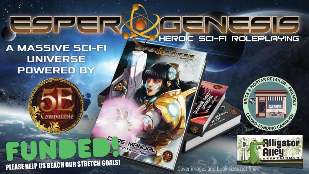 Esper Genesis: 5E Sci-Fi Kickstarter is funded and working on stretch ...